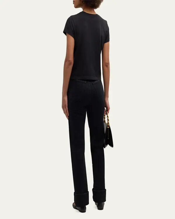 AGOLDE Adine Tee - Black