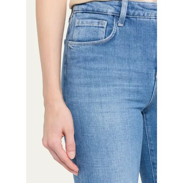 L'Agence Selma High-rise Sleek Baby Bootcut Jeans