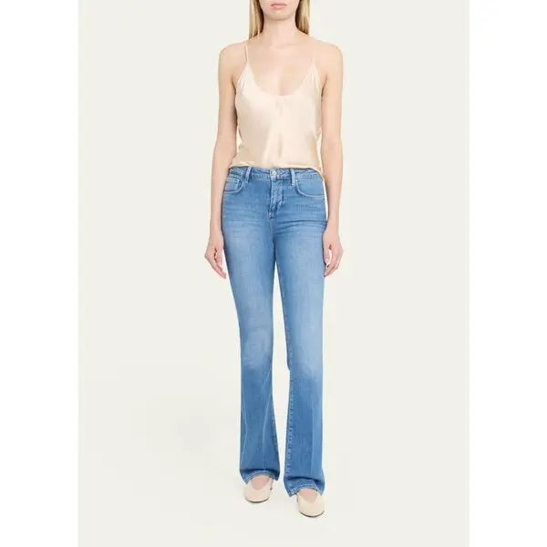 L'Agence Selma High-rise Sleek Baby Bootcut Jeans