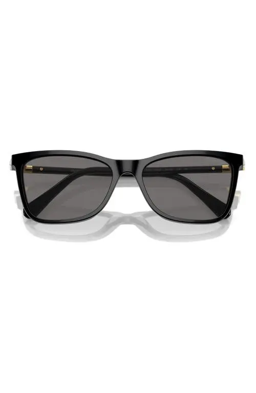 SWAROVSKI 55mm Rectangular Sunglasses