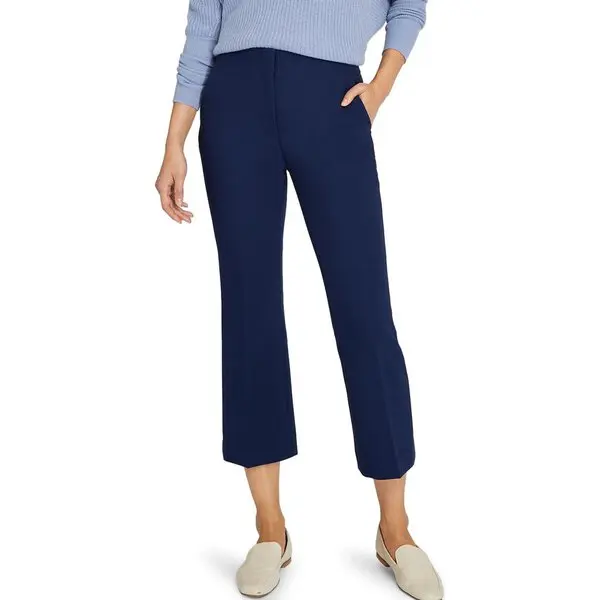 Club Monaco Crop Kick Flare Trousers