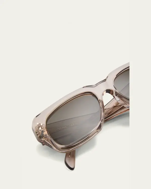 Celine 3-dot Rectangle Sunglasses - Beige Other/brown