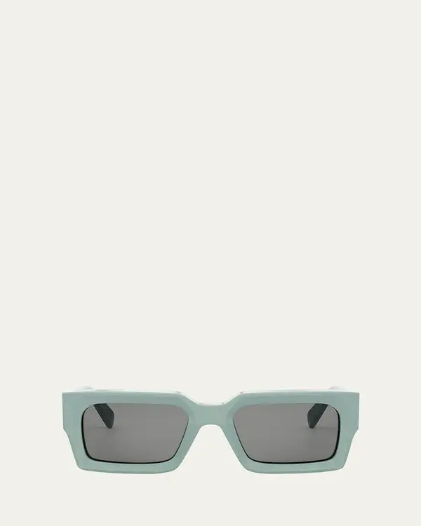 Celine 3-dot Rectangle Sunglasses - Sltgrnsmk