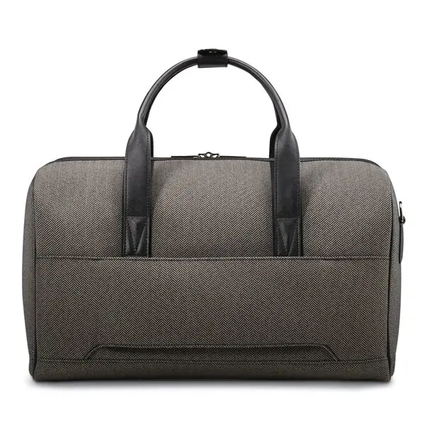 HARTMANN Herringbone Deluxe Weekend Duffel - Black Herringbone