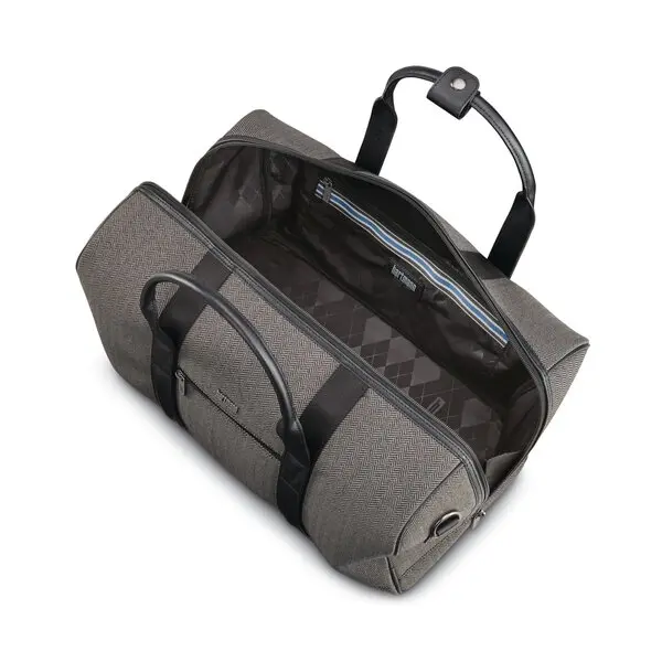 HARTMANN Herringbone Deluxe Weekend Duffel - Black Herringbone