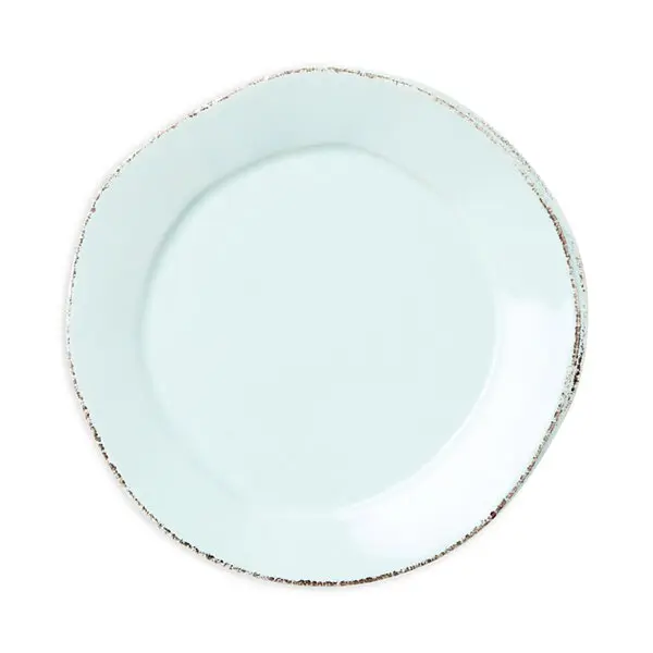 VIETRI Lastra Aqua Canape Plate - Turquoise/aqua