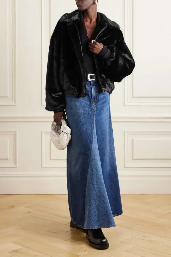 THE FRANKIE SHOP Pam Faux Fur Coat