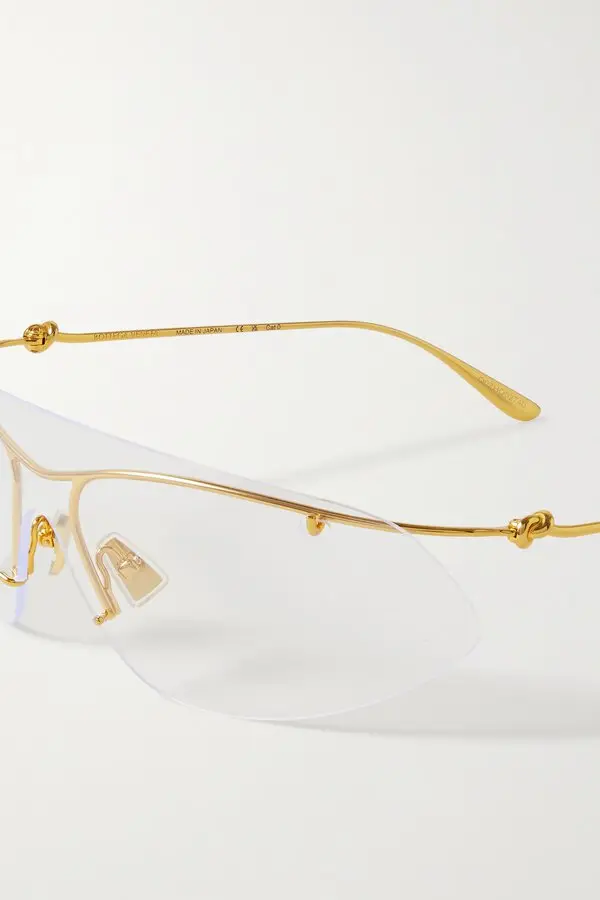 Bottega Veneta Rimless D-frame Optical Glasses