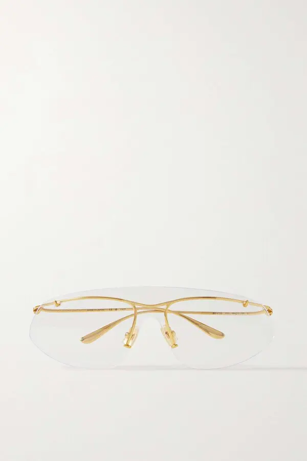 Bottega Veneta Rimless D-frame Optical Glasses