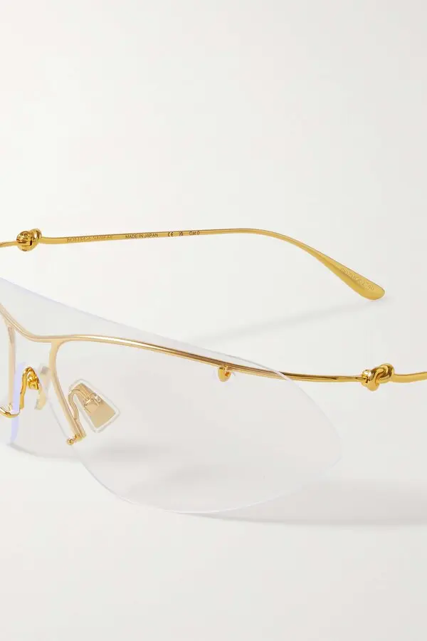 Bottega Veneta Rimless D-frame Optical Glasses