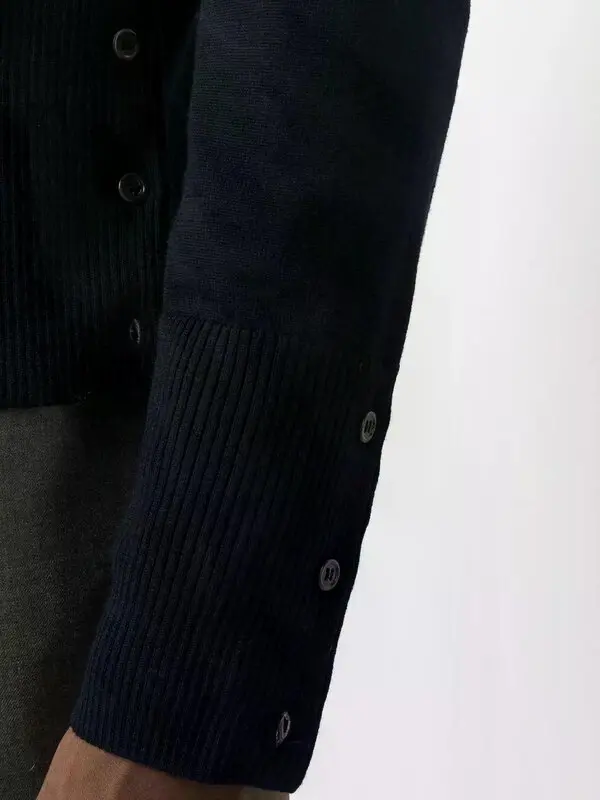 Thom Browne 4-bar Stripe Wool Jumper - Blue