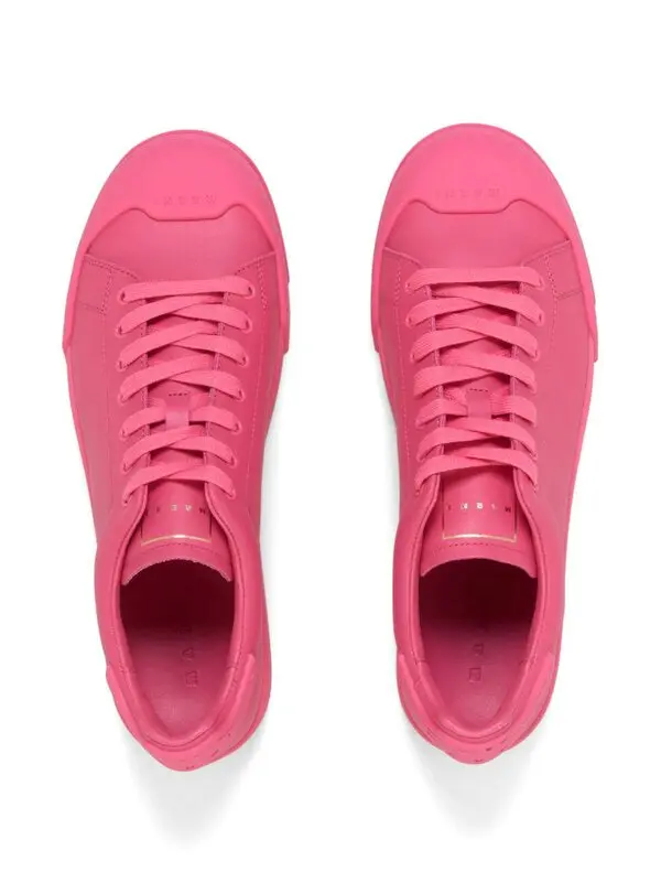 Marni Dada Bumper Leather Sneakers - Pink