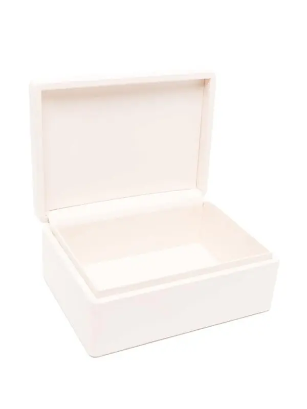 Ralph Lauren Adrienne Woven Leather Box - Neutrals