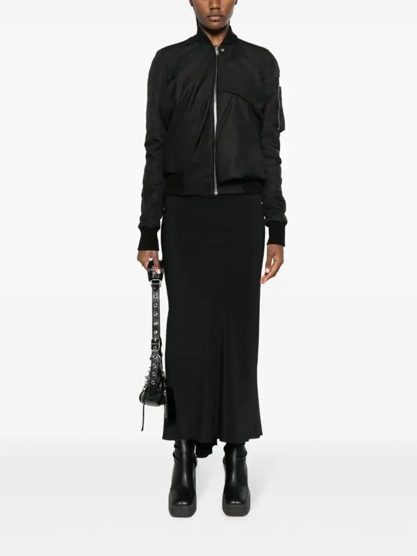 Rick Owens Ripple Draped Bomber Jacket