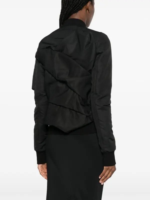 Rick Owens Ripple Draped Bomber Jacket
