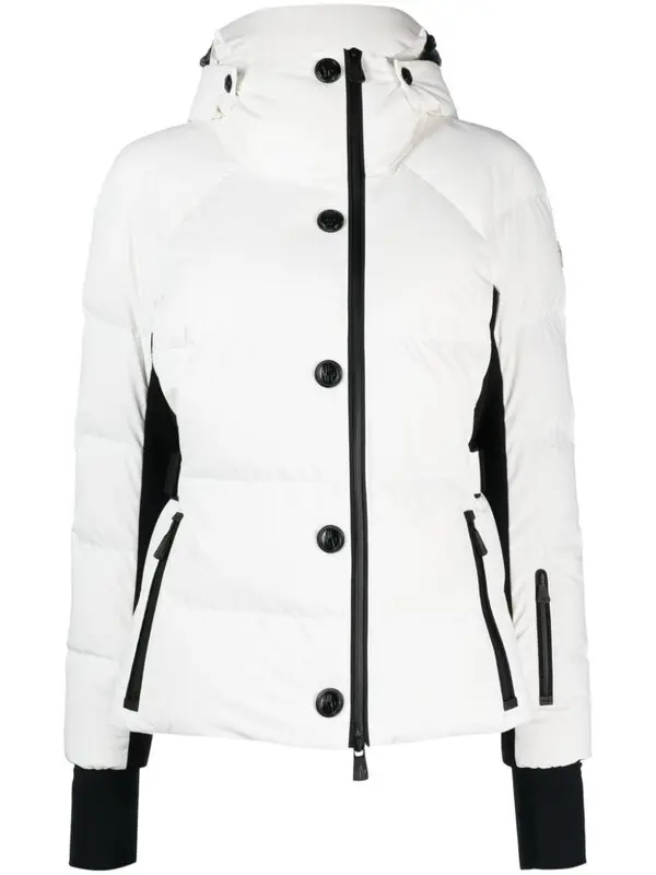 Moncler Guyane Hooded Ski Jacket - White