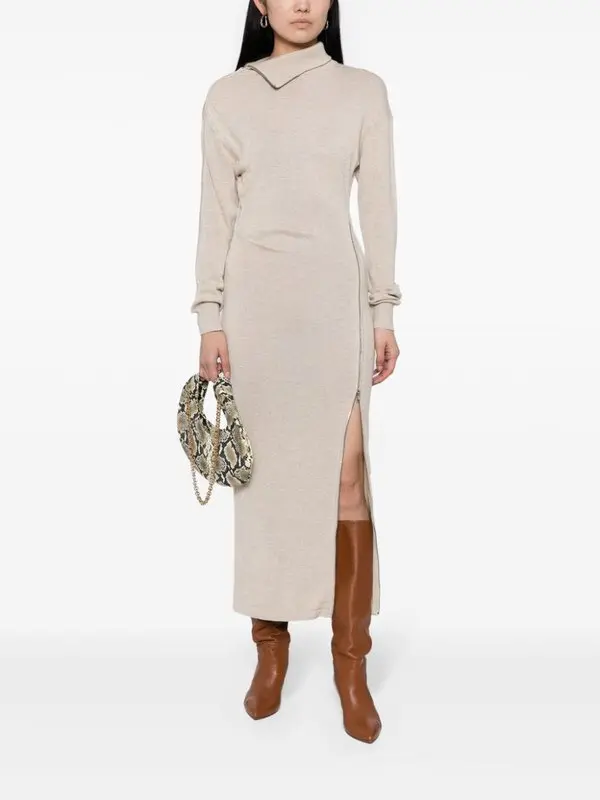 Isabel Marant Étoile Gemmy Asymmetric Maxi Dress - Neutrals
