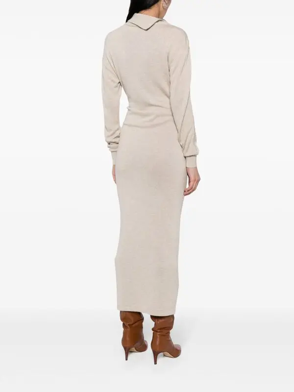 Isabel Marant Étoile Gemmy Asymmetric Maxi Dress - Neutrals