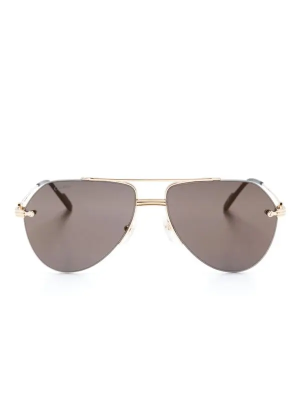 Cartier Première De Pilot-frame Sunglasses