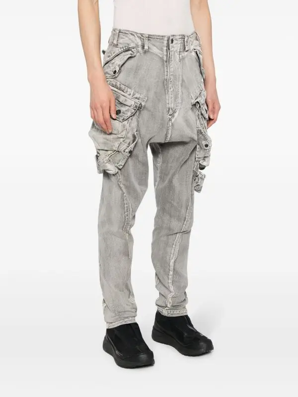 JULIUS Plaster Cargo Drop-crotch Jeans