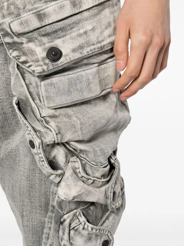 JULIUS Plaster Cargo Drop-crotch Jeans