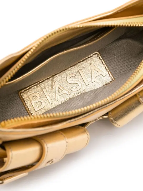 BIASIA Metallic Shoulder Bag - Gold