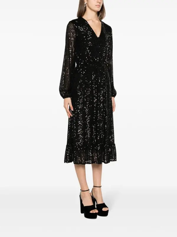 TWINSET Sequin-embellished Midi Dress