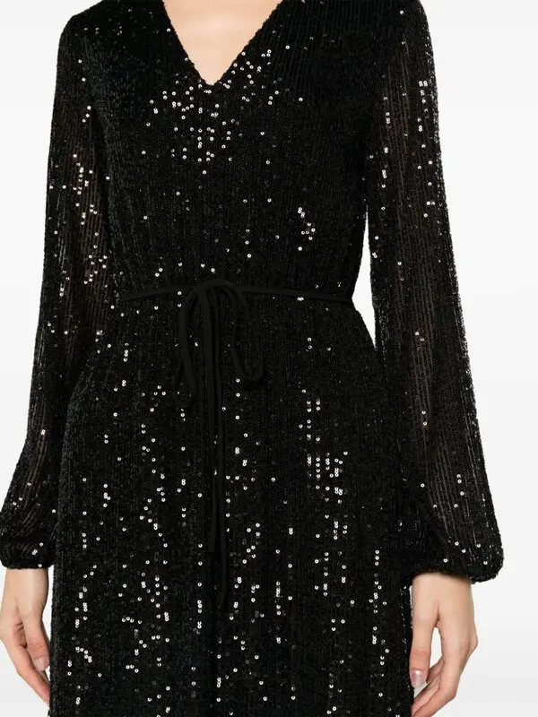 TWINSET Sequin-embellished Midi Dress