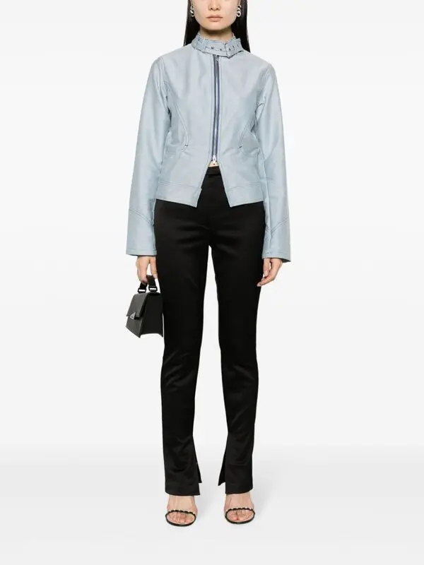Alexander Wang Stretch-satin Tailored Legging