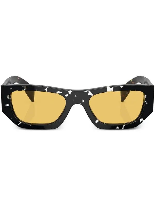 Prada Geometric Sunglasses - Brown