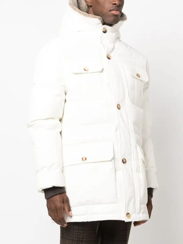 Brunello Cucinelli Cashmere-lined Padded Coat