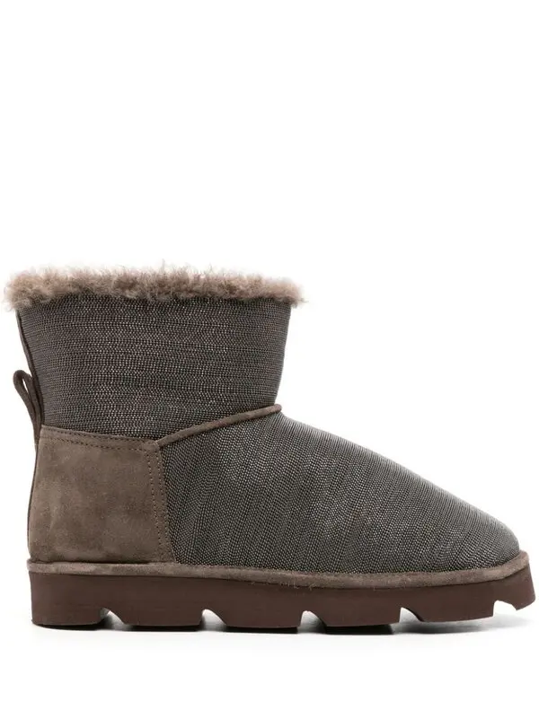 Brunello Cucinelli Ankle Leather Boots