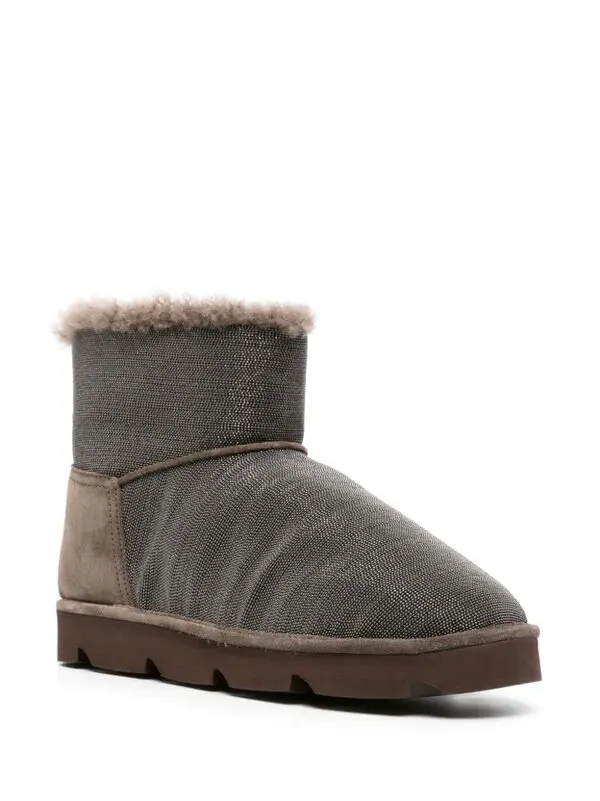 Brunello Cucinelli Ankle Leather Boots