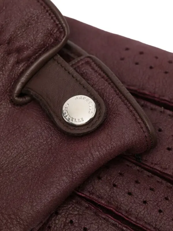 Brunello Cucinelli Perforated Leather Gloves
