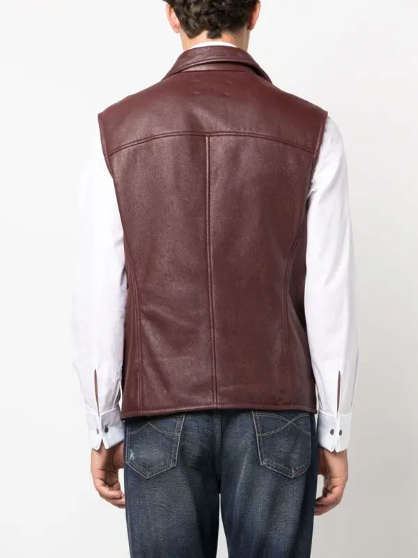 Brunello Cucinelli Sheepskin Biker Vest
