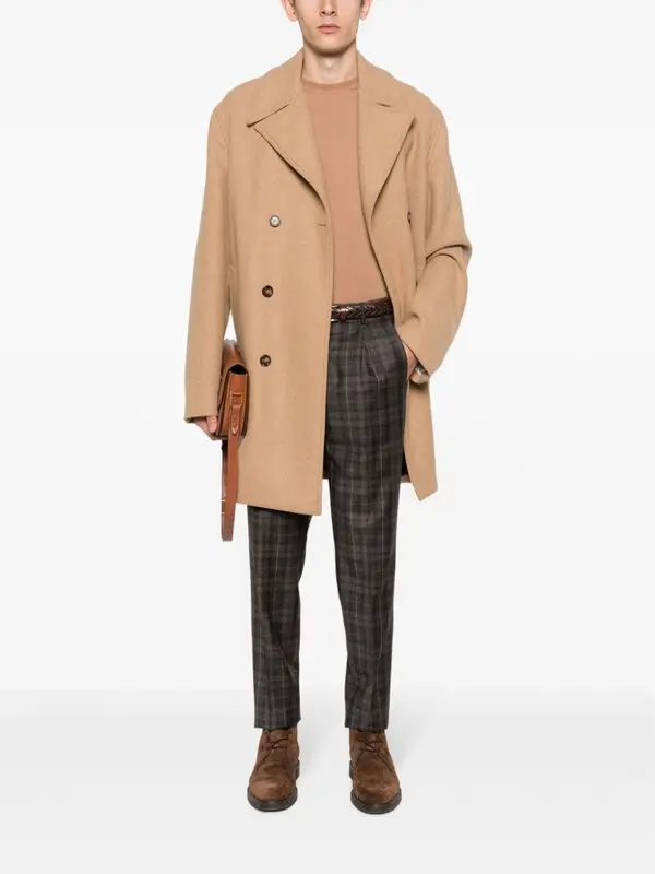 John Smedley Marcus Virgin Wool Jumper - Brown