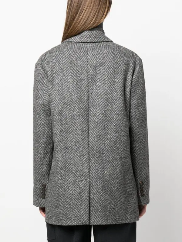 Brunello Cucinelli Single-breasted Wool Blazer