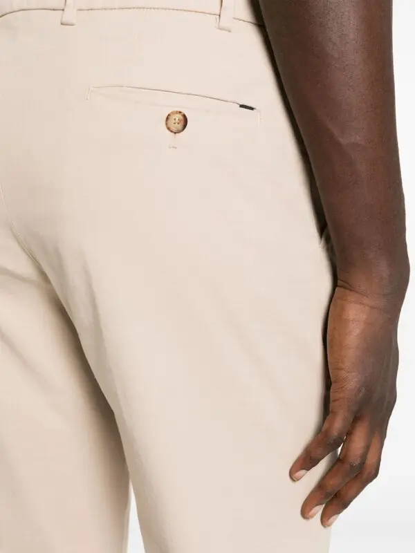 LARDINI Slim-fit Cotton Blend Chinos