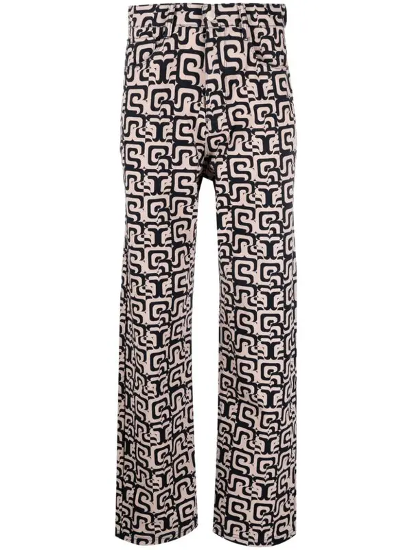 ARTE Jonas Jacquard Straight-leg Jeans