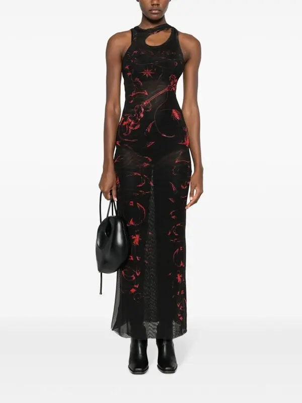 Ottolinger Graphic-print Maxi Dress