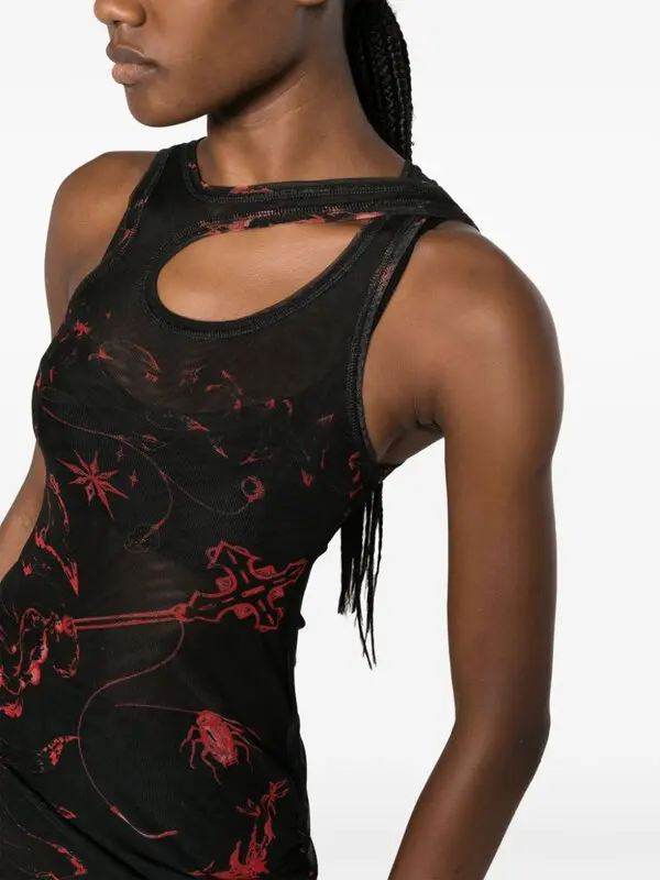 Ottolinger Graphic-print Maxi Dress