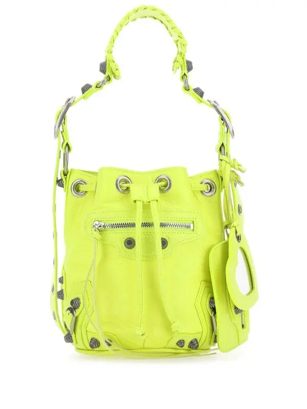 Balenciaga Le Cagole Xs Bucket Bag - Yellow