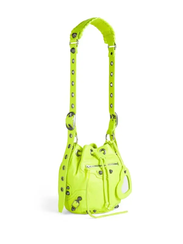 Balenciaga Le Cagole Xs Bucket Bag - Yellow