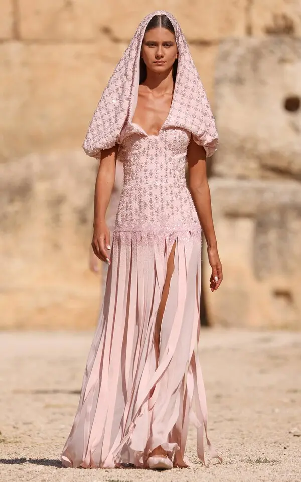 strapless open back dress LOOK 27 – Georges Hobeika main image 1
