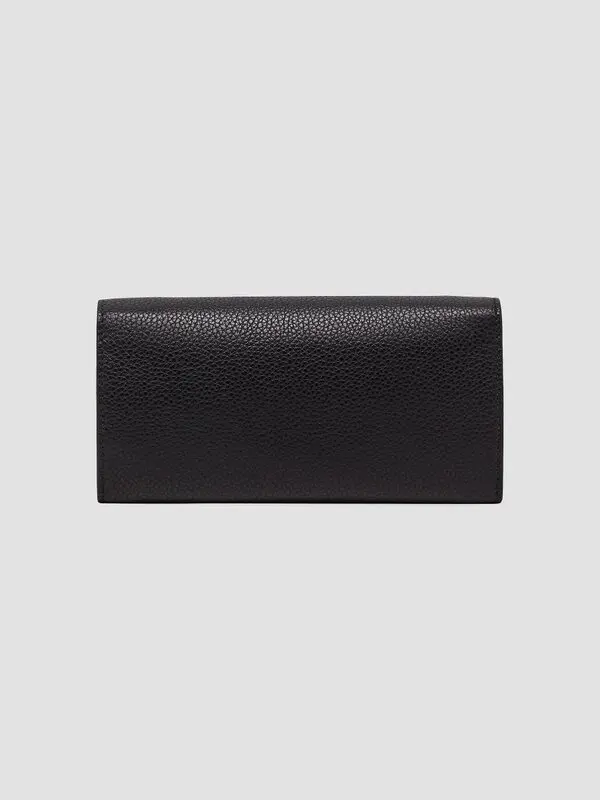FERRAGAMO Gancini Soft Wallet-on-chain - Nero