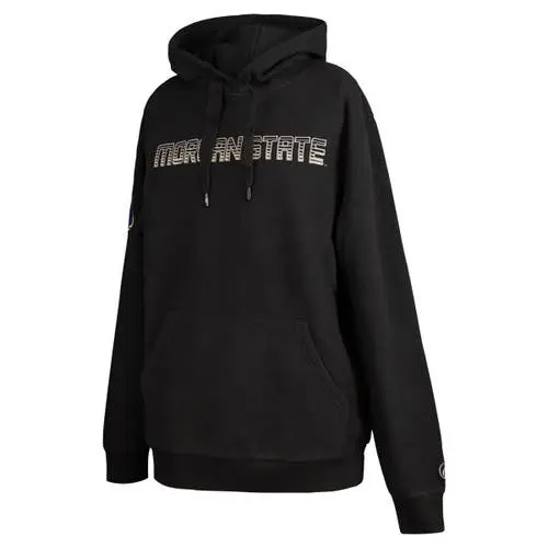 FISLL Morgan State Bears Puff Print Sliced Pullover Hoodie