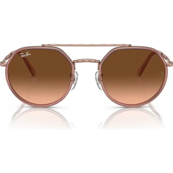 Ray-ban 53mm Irregular Sunglasses - Copper