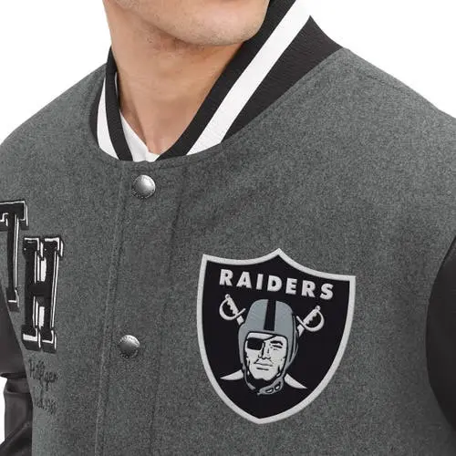 Tommy Hilfiger Las Vegas Raiders Varsity Jacket