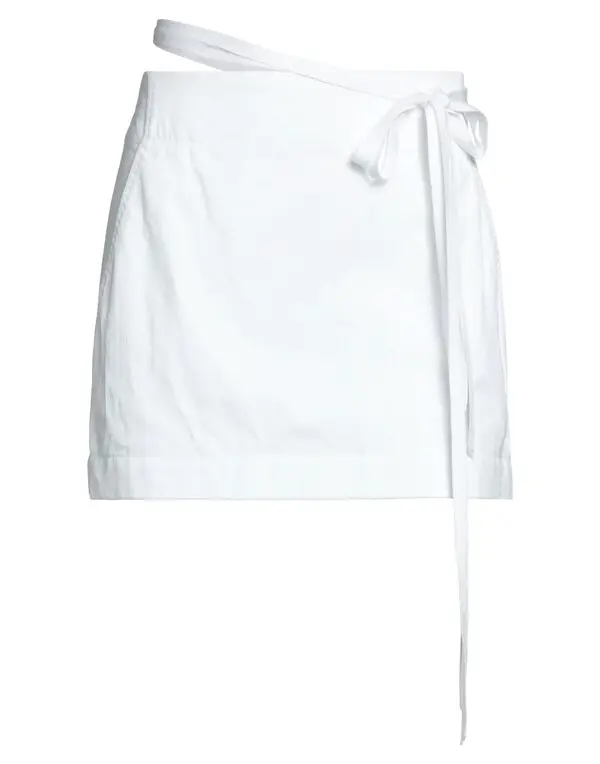 ANN DEMEULEMEESTER Mini Flared Skirt - White