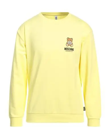 Moschino Sweatshirt In Cotton And Elastane - Yellow